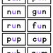 CVC Words Flashcards Consonant Vowel Consonant Printable Kindergarten ...