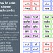 Fry's First Hundred Sight Words Color Coded Flashcards - Etsy