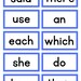 Fry's First Hundred Sight Words Color Coded Flashcards - Etsy