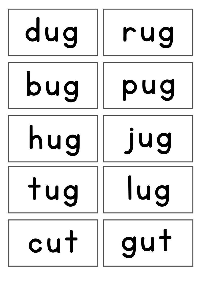 CVC Words. Flashcards. Consonant Vowel Consonant. Reading. - Etsy