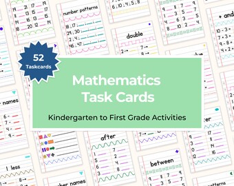 Kindergarten Task Cards - Etsy
