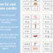 CVC Words Picture Cards Word Families Matching Flashcards CVC Games ...