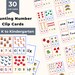 Counting Clip Cards! Numbers! Clip Cards! Number Cards! Mathematics ...