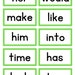 Fry's First Hundred Sight Words Color Coded Flashcards - Etsy