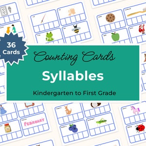 Syllables. Syllable Activity. Number of Syllables. Counting Syllables ...