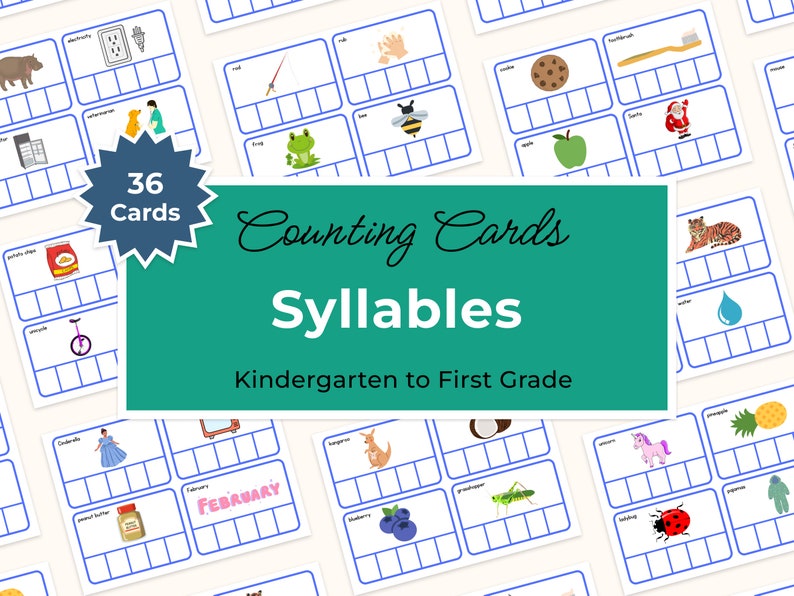 Syllables. Syllable Activity. Number of Syllables. Counting Syllables ...