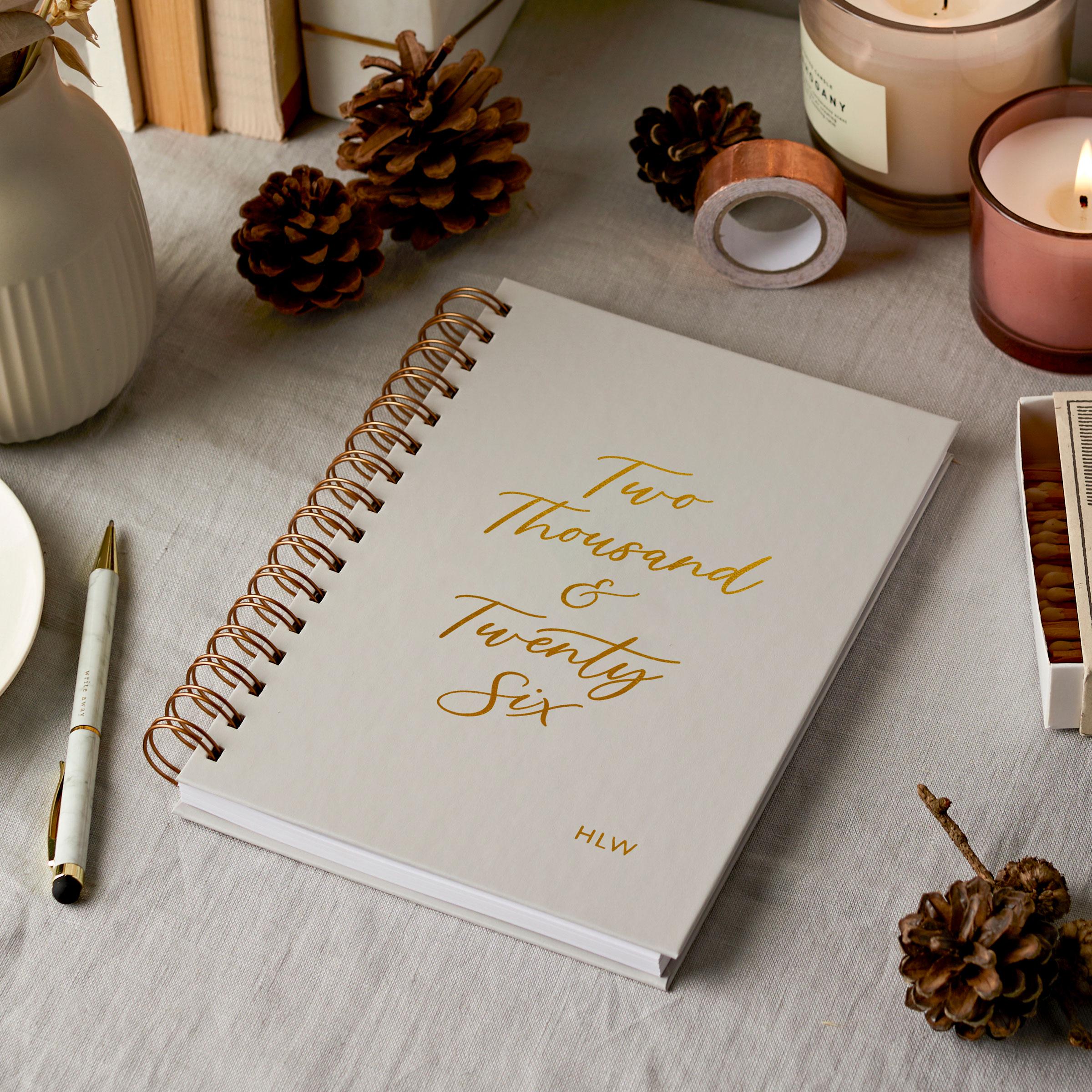 Personalized 2026 Diary: Calligraphy Design, Weekly Planner - Etsy