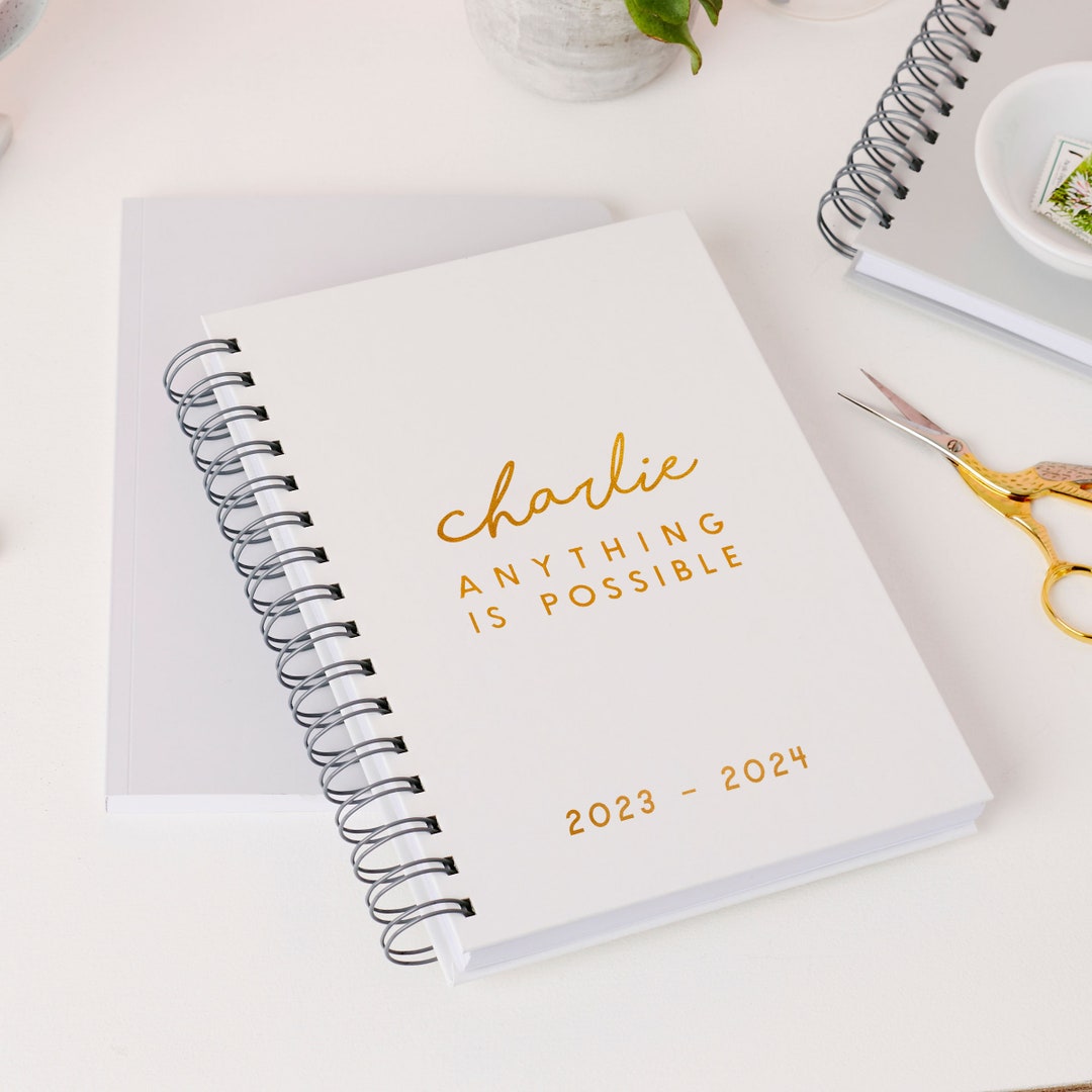 Personalised Modern 2023-2024 Mid-year Diary Mid-year Diary 2023-2024 ...