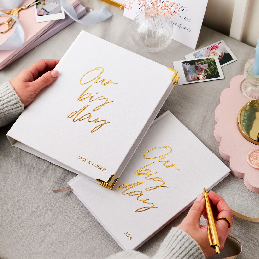 Personalised Wedding Planner and Notebook Gift Set - Engagement Gifts ...
