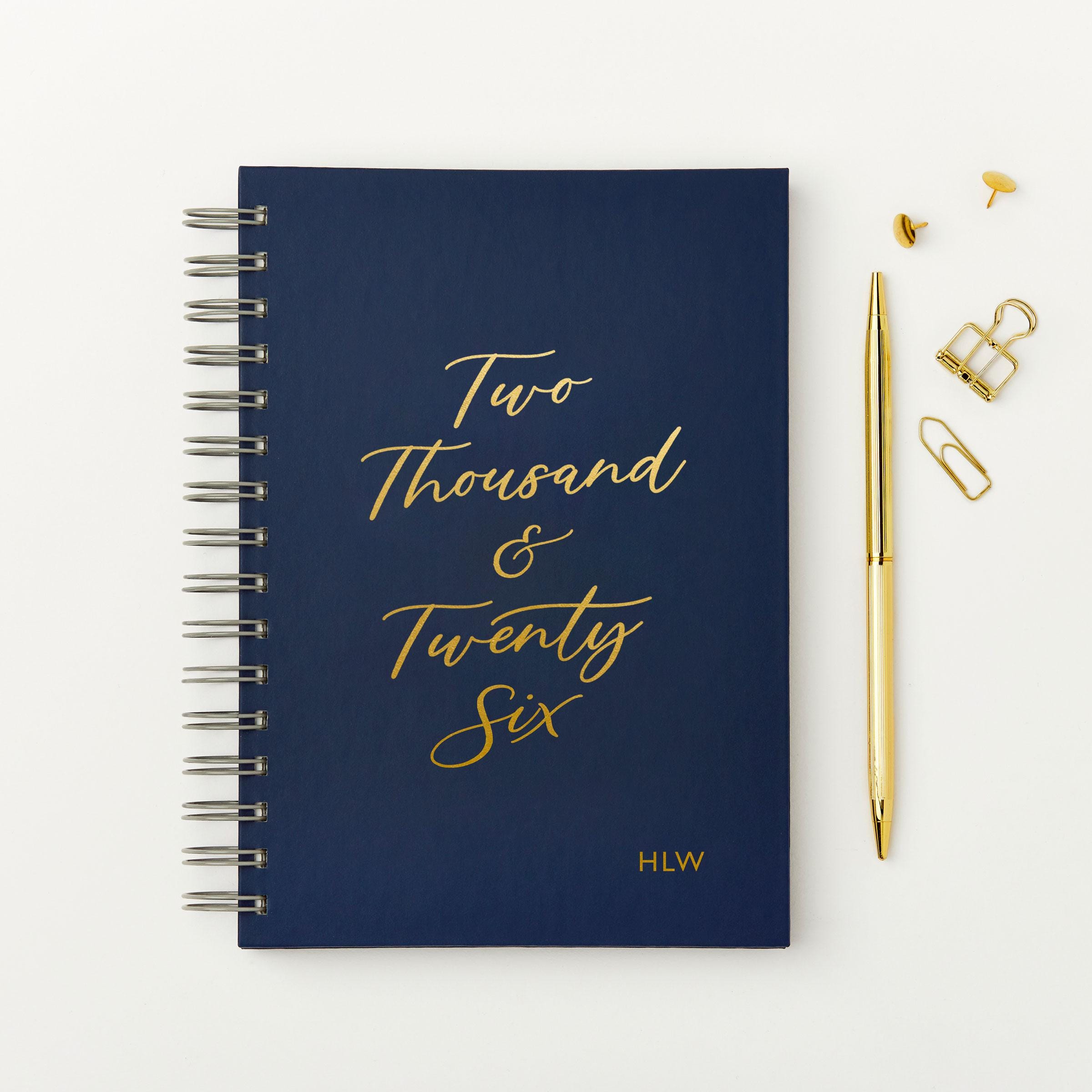 Personalized 2026 Diary: Calligraphy Design, Weekly Planner - Etsy