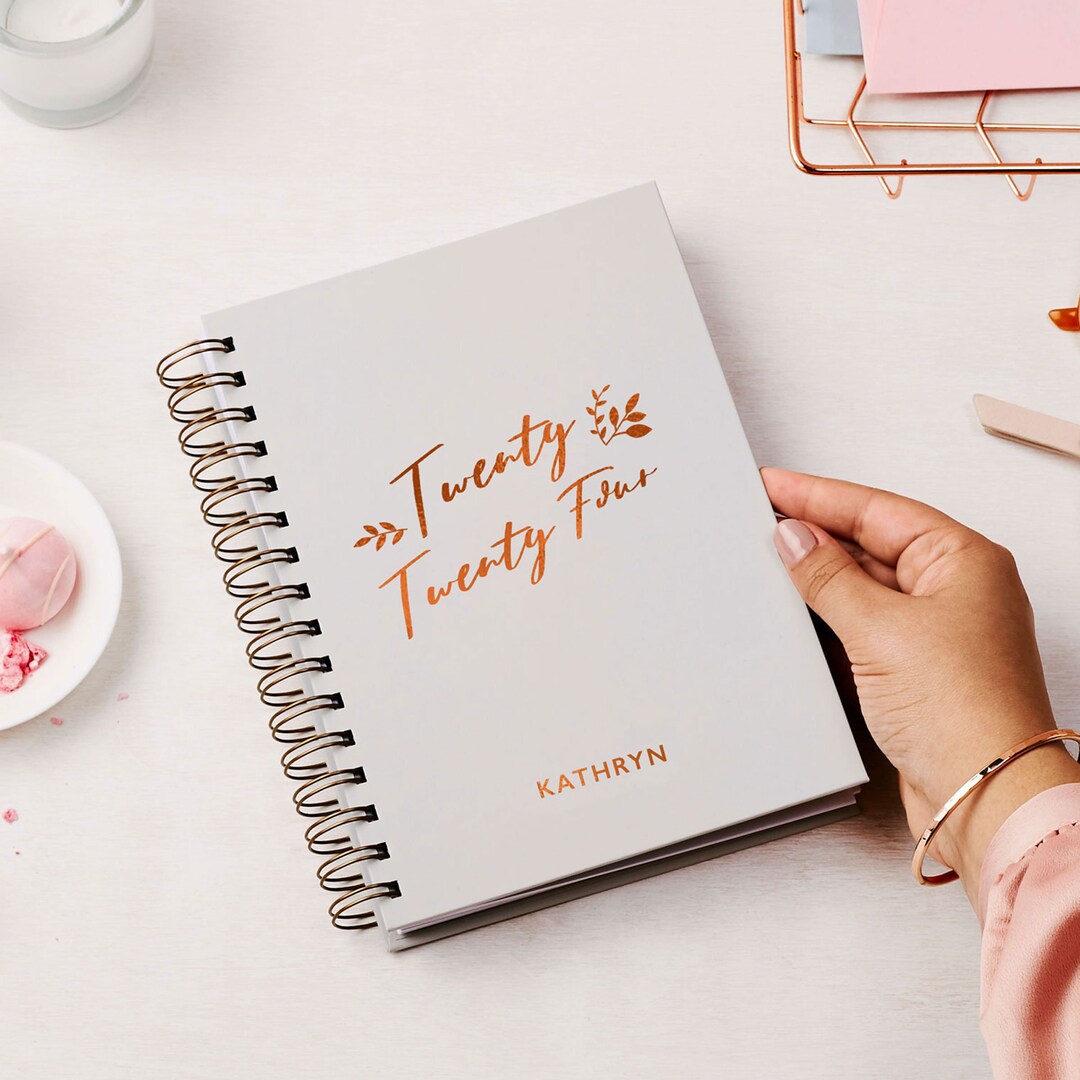 Personalised Charming 2024 Weekly Diary 2024 Weekly Diary Traditional ...