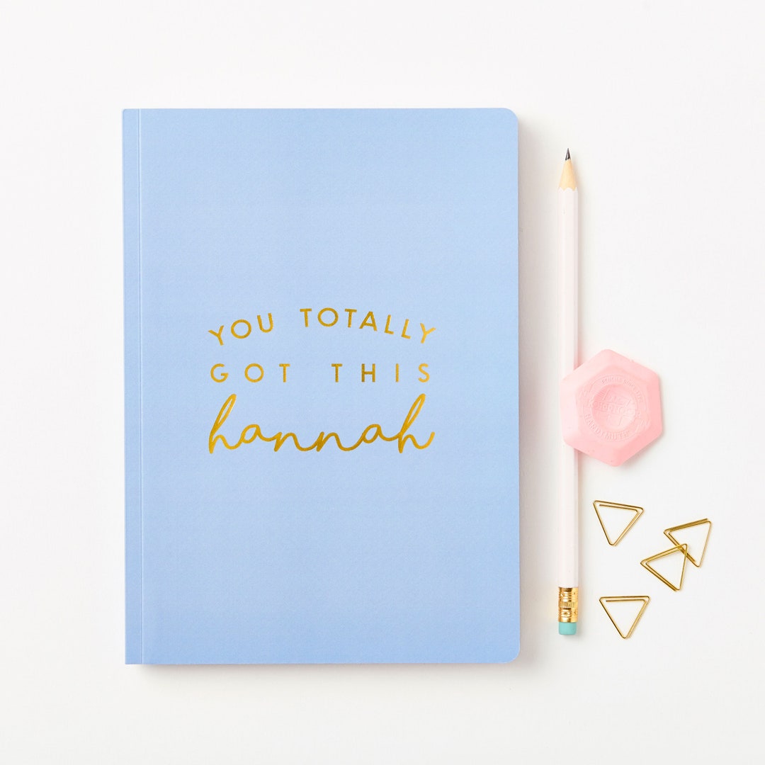 Personalized 'you Got This' Notebook: Gold Foil Softback A5 Lined ...