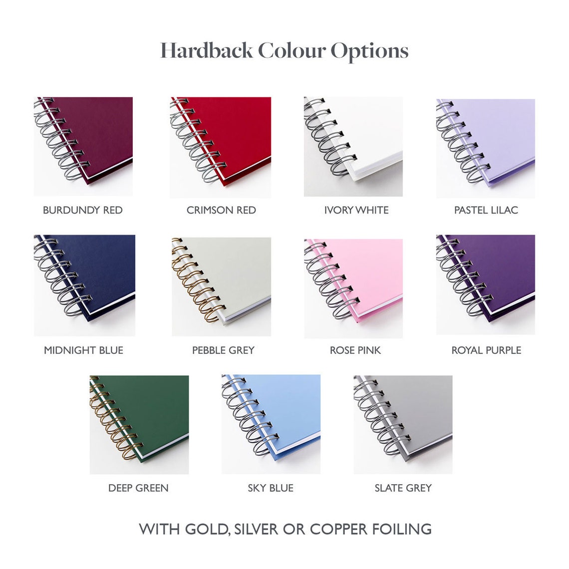 Personalised 2026 Bold Hardback Daily Diary: Daily Planner With Gold ...