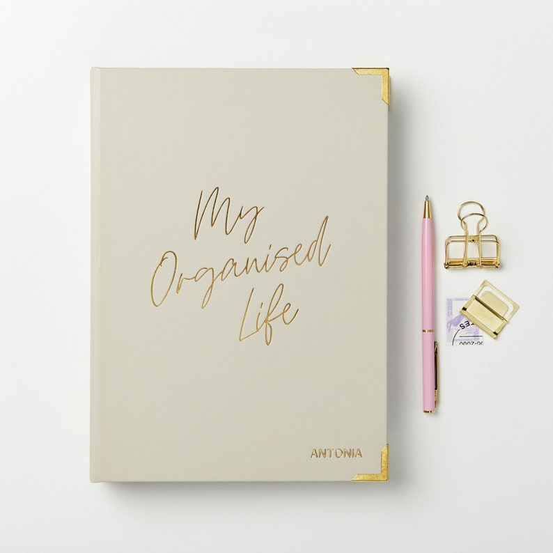 Personalised My Organised Life Planner Lifestyle Planner - Etsy UK