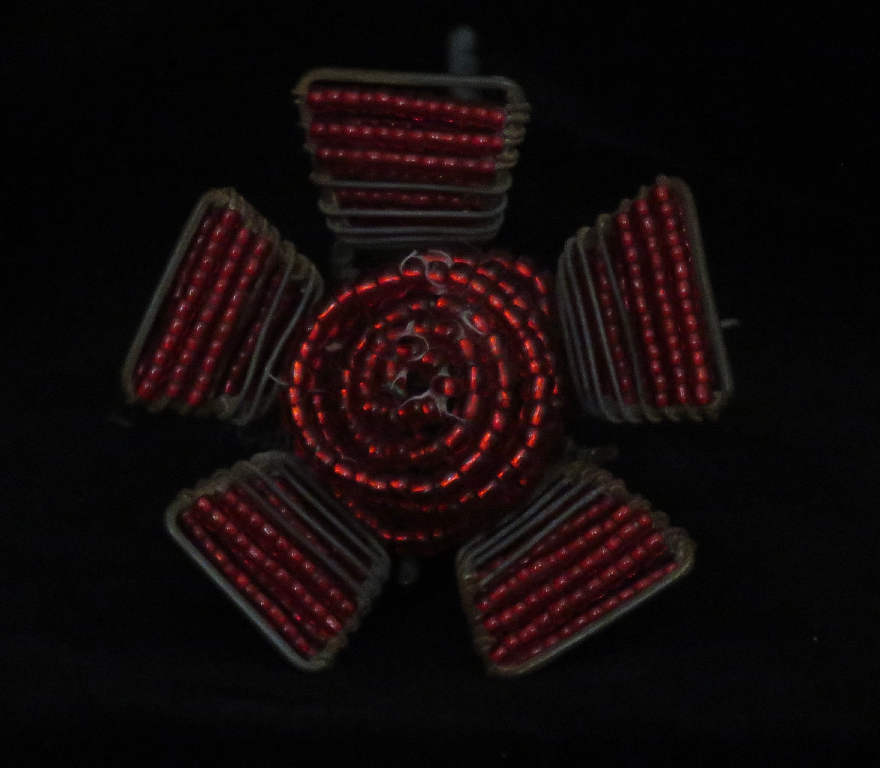 Bead and Wire Rose Crafted by Zimbabwean Artist Reuben. 65mm - Etsy