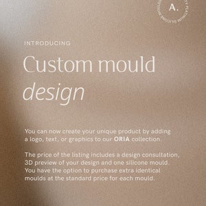 Custom Mold Design | Logo Customisation | Personalized Silicone Molds ...