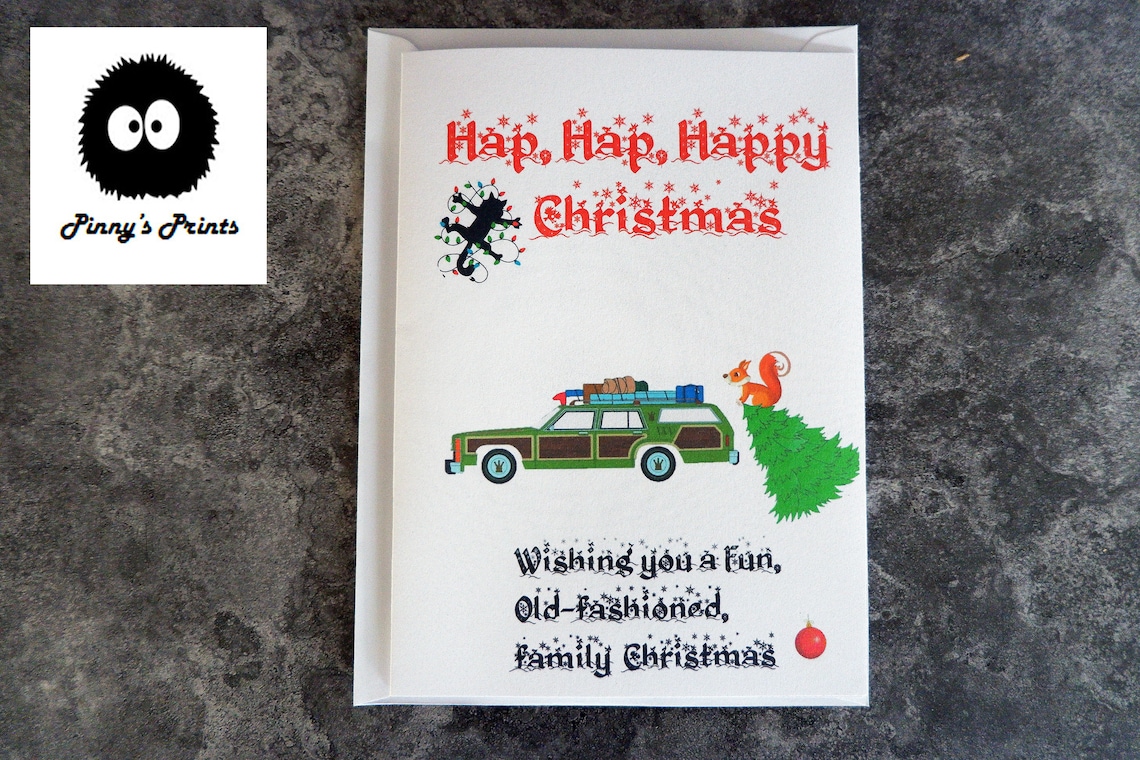 National Lampoon's Christmas Vacation Card: 80s Movie Inspired A5 ...