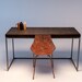 Boxcar Slab and Steel Box Frame Desk - Etsy