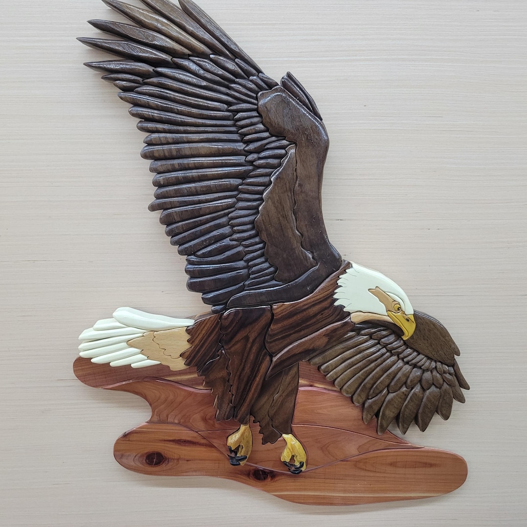 Eagle Intarsia - Etsy
