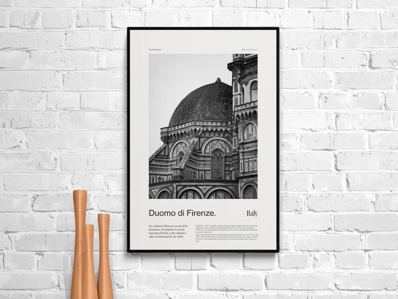 Duomo Di Firenze Poster Florence Travel Print Italy Travel - Etsy