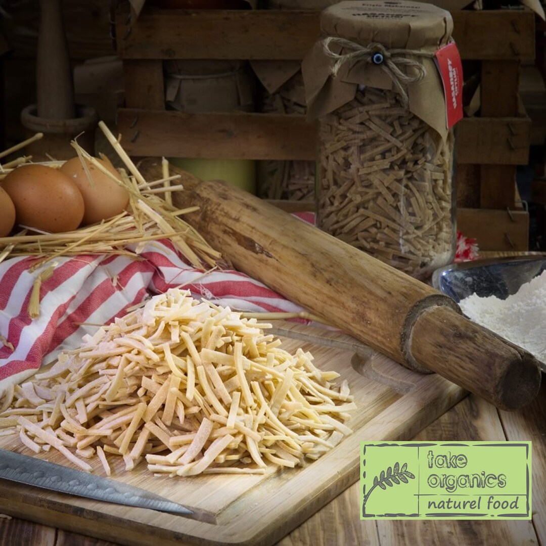 Turkish Homemade Noodles, Handmade Noodle, Homemade Fettuchini ...