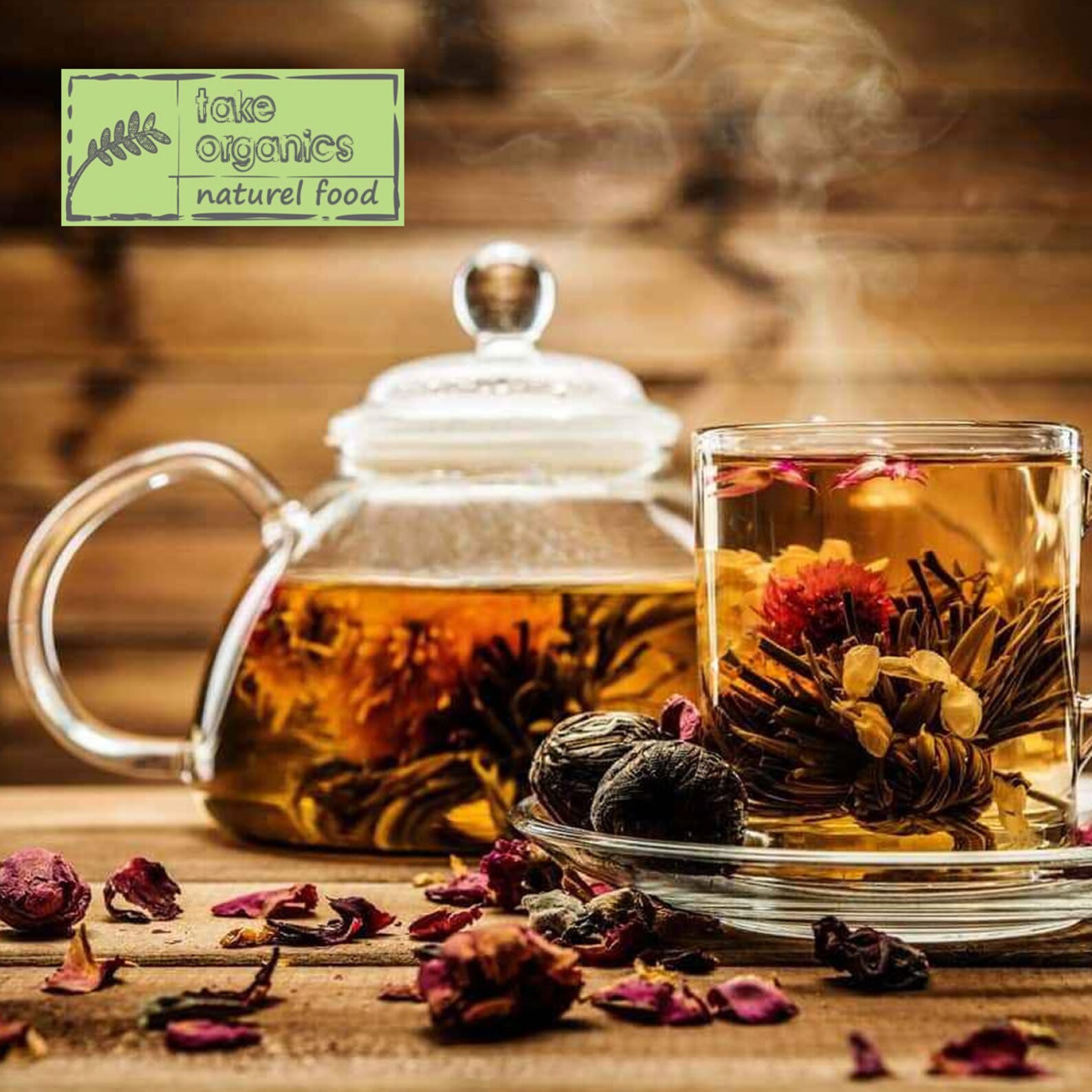 Organic Herbal Tea Winter Blend,all Natural Loose Leaf Tea Giftset ...