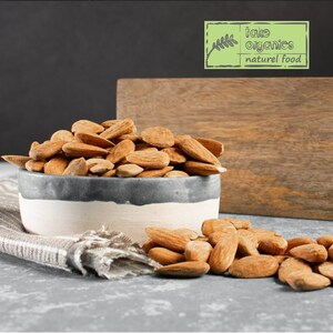 Organic Raw Almonds, Turkish Nuts, Premium Quality Almond, Healthy ...