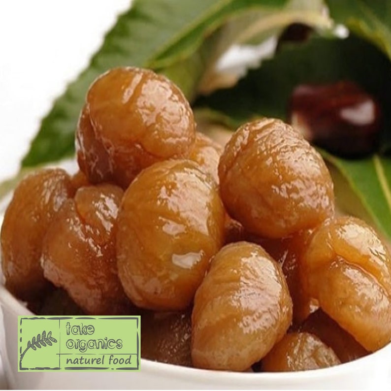 Chestnut Candy,turkish Candied Chestnut in Syrup,marron Glace ...