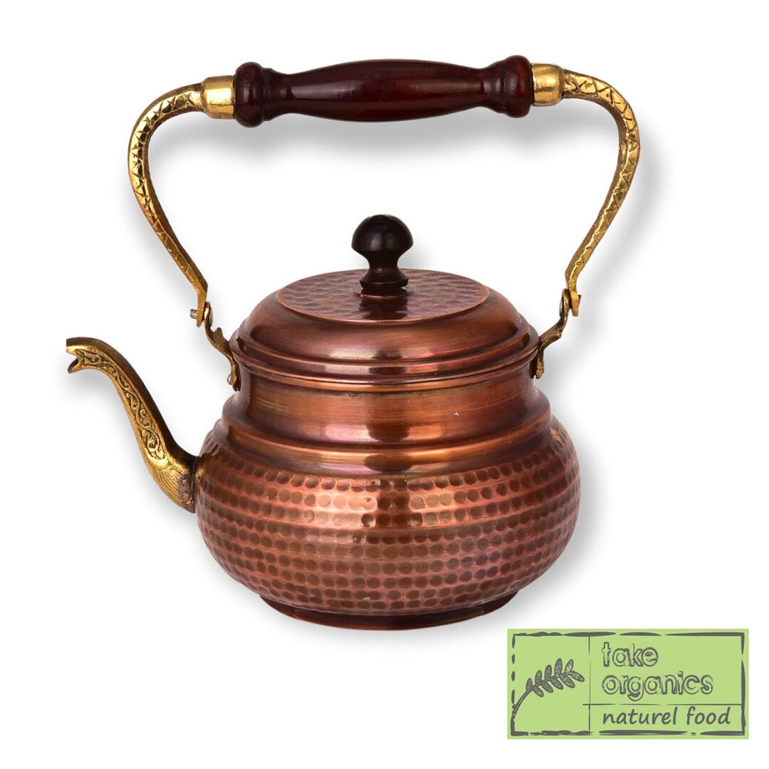Oxidized Italian Model Copper Teapot, Handmade Italian Teapot, Copper ...