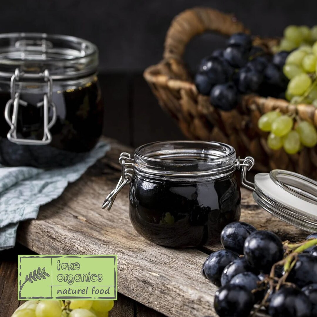 Organic Grape Molasses,grape Syrup, Grape Sauce,natural,vegan, Healthy ...