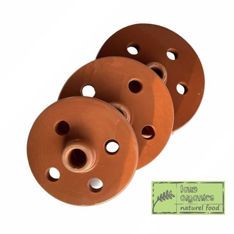 Clay Cooking Stone Lid, Stuffed Vegetable Grill Press, Natural Soil - Etsy