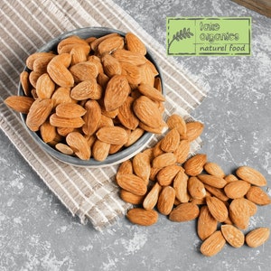 Organic Raw Almonds, Turkish Nuts, Premium Quality Almond, Healthy ...
