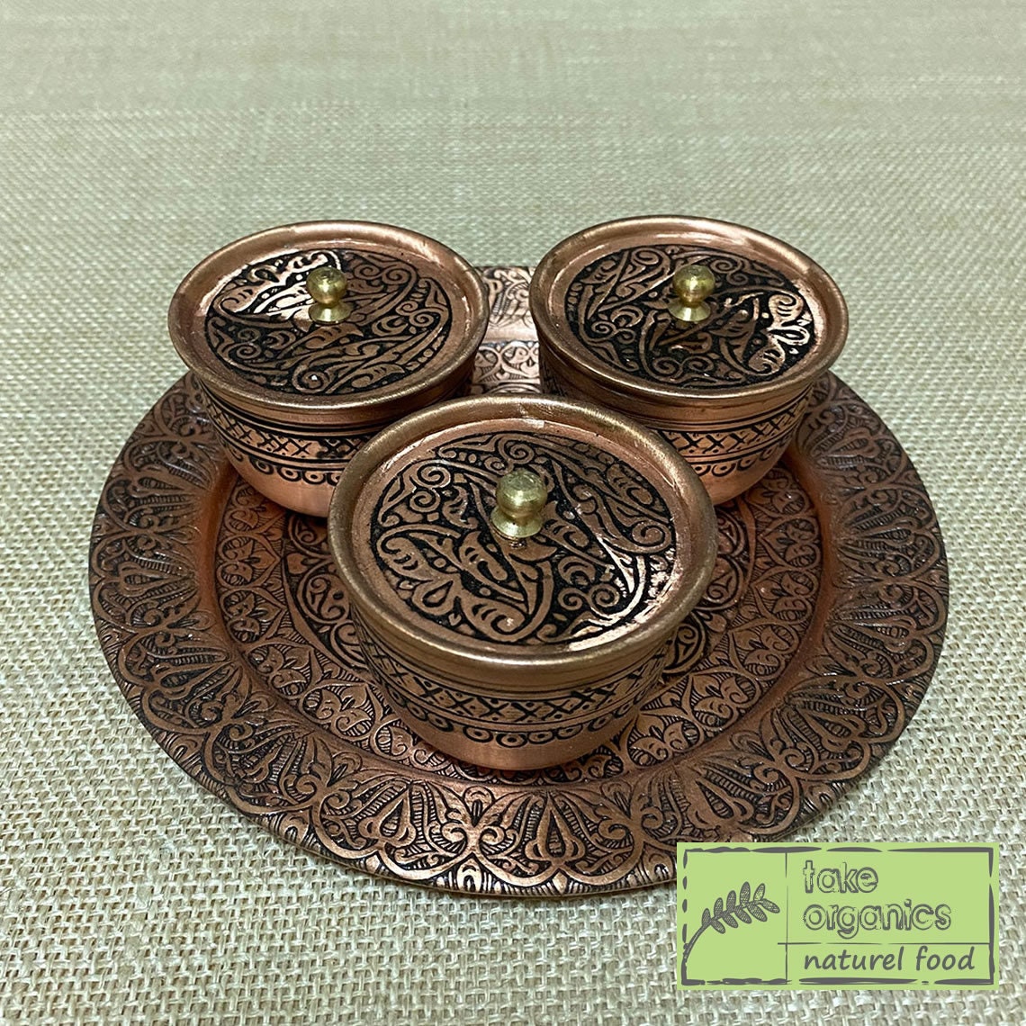 Desktop Copper Spice Set, Copper Salt Shaker, Copper Pepper Shaker ...