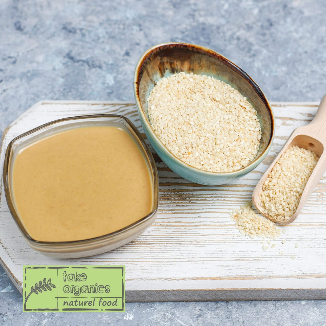 Natural Tahini Sauce ,organic Tahini Paste , Sesame Extract, Breakfast ...
