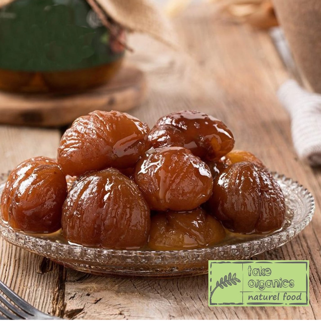 Chestnut Candy,turkish Candied Chestnut in Syrup,marron Glace ...