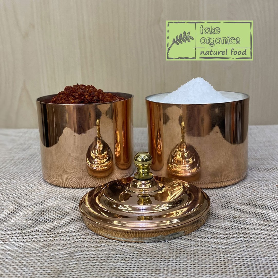 Copper Salt and Pepper Shaker, Copper, Copper Spice, FREE SHIPPING - Etsy