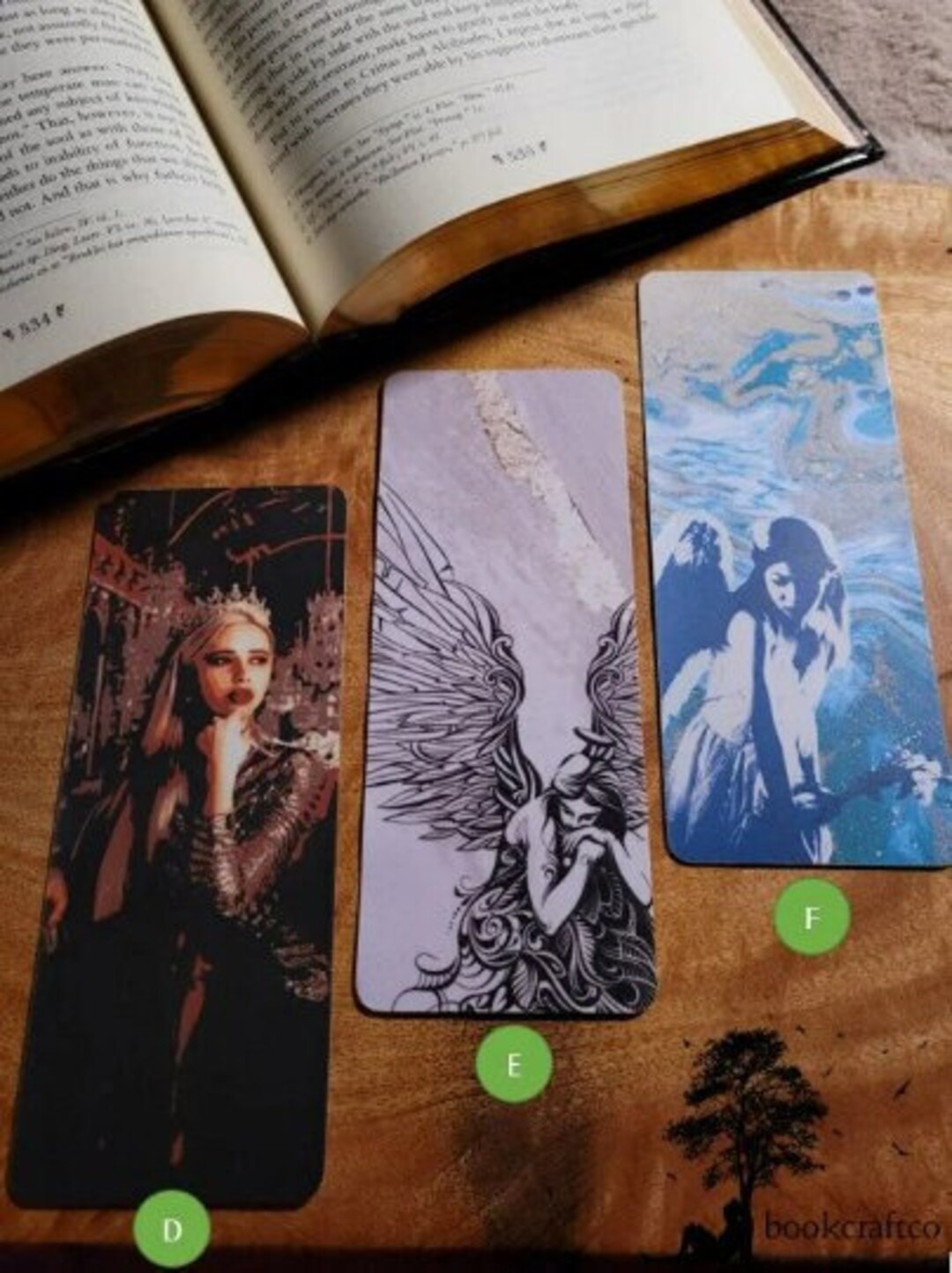 Fantasy Bookmarks Queen Angel Fairy Single or 3 Pack - Etsy