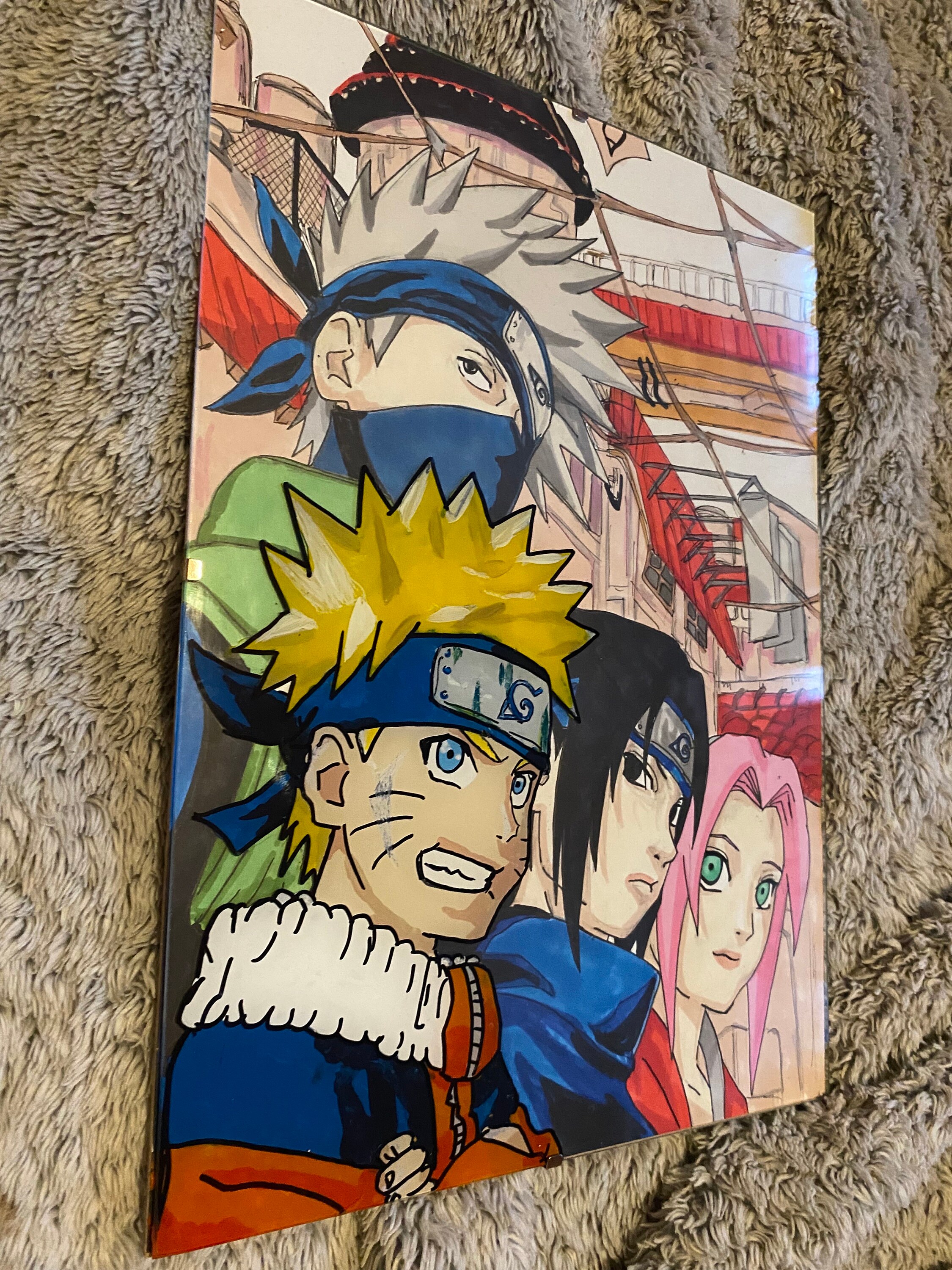 Glass Naruto Painting - Etsy