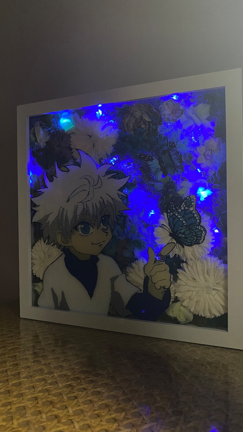 Killua Light up Shadow Box - Etsy