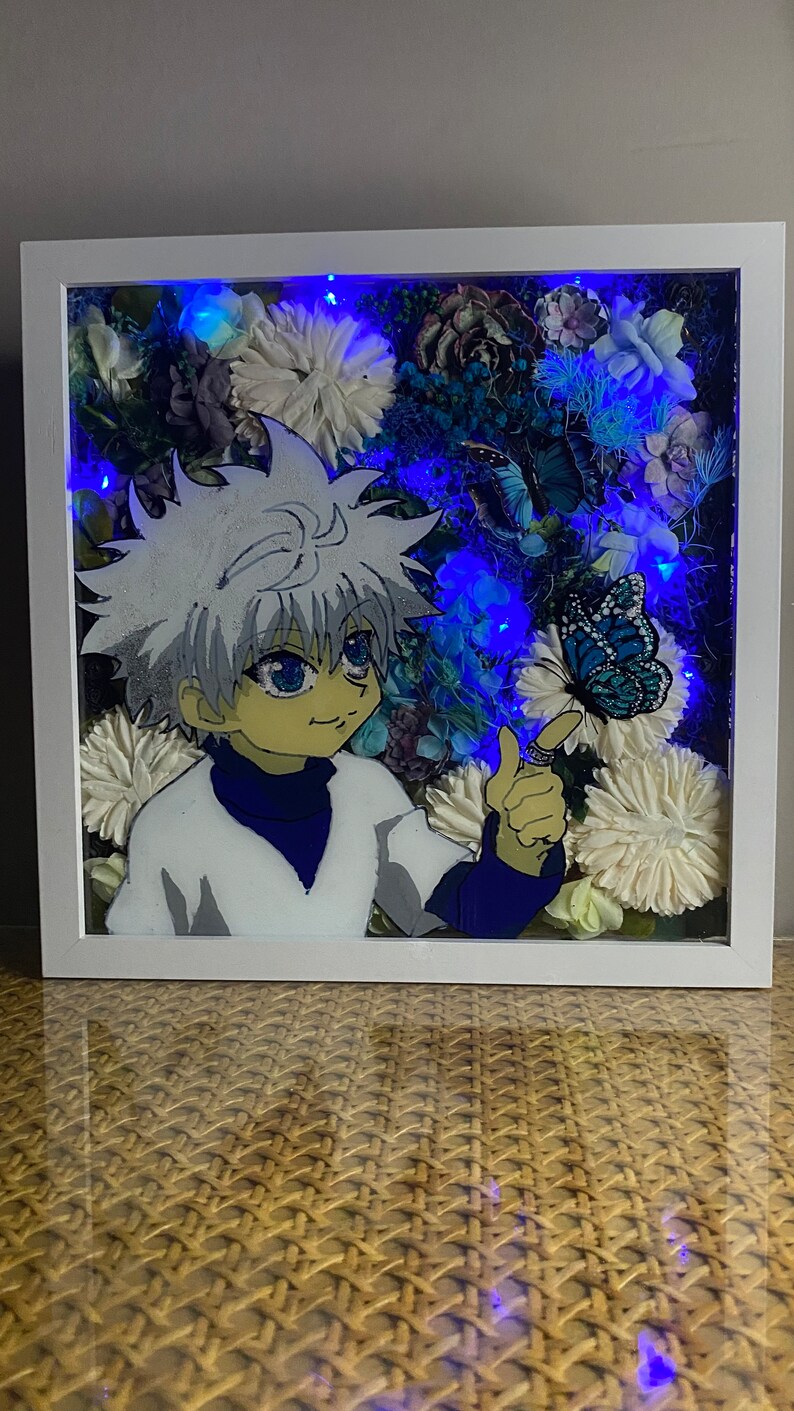 Killua Light up Shadow Box - Etsy