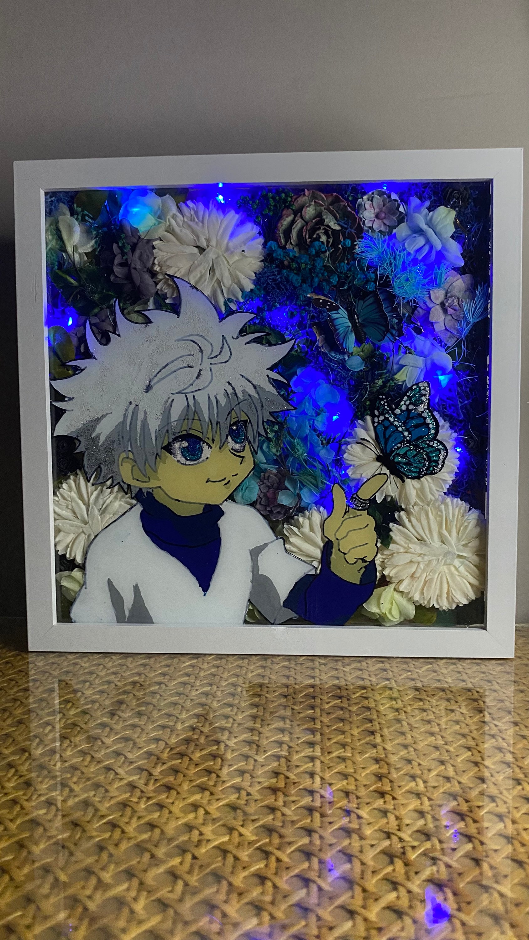 Killua Light up Shadow Box - Etsy
