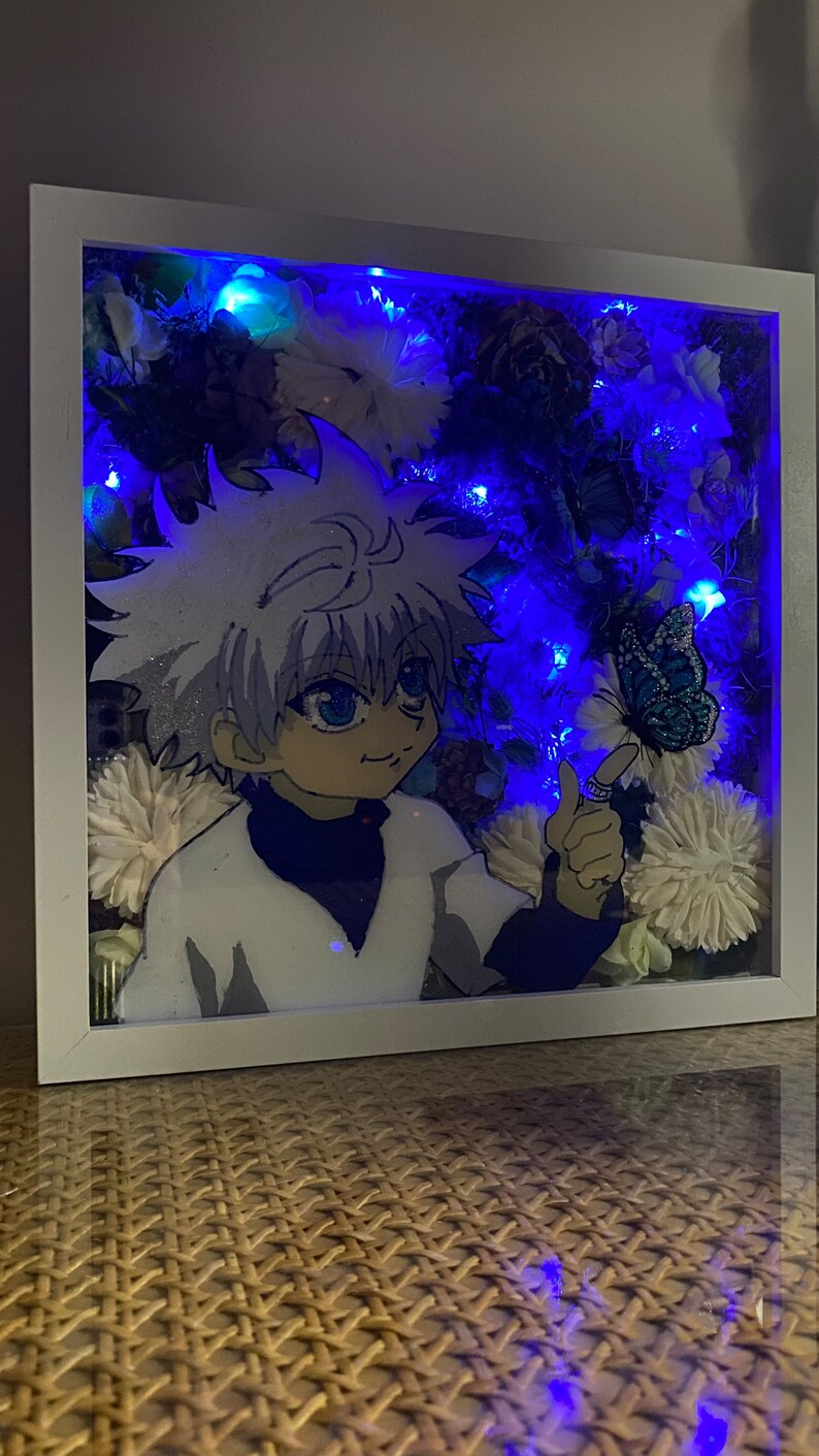 Killua Light up Shadow Box - Etsy