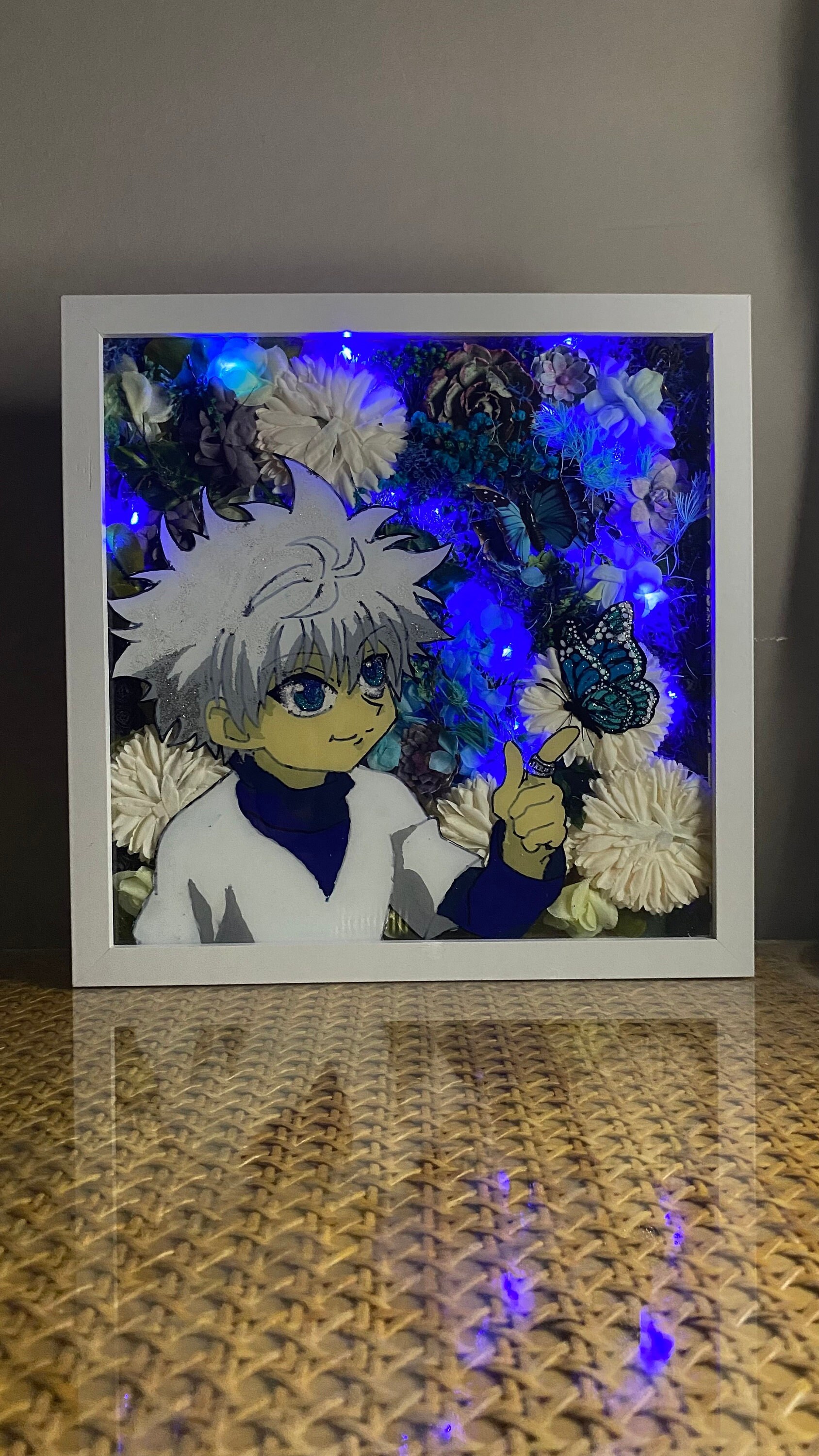 Killua Light up Shadow Box - Etsy