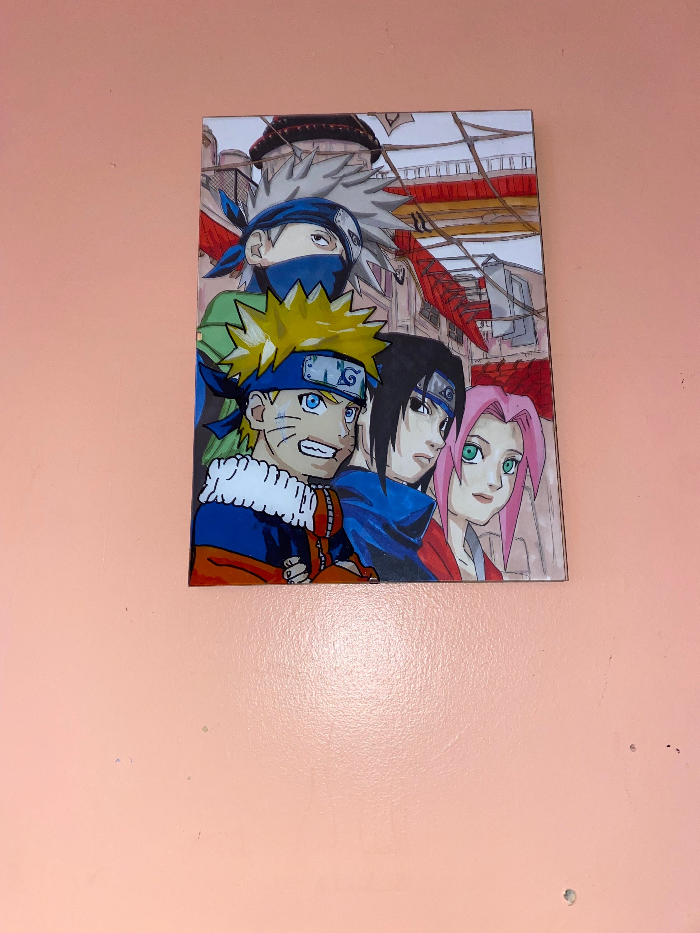 Glass Naruto Painting - Etsy