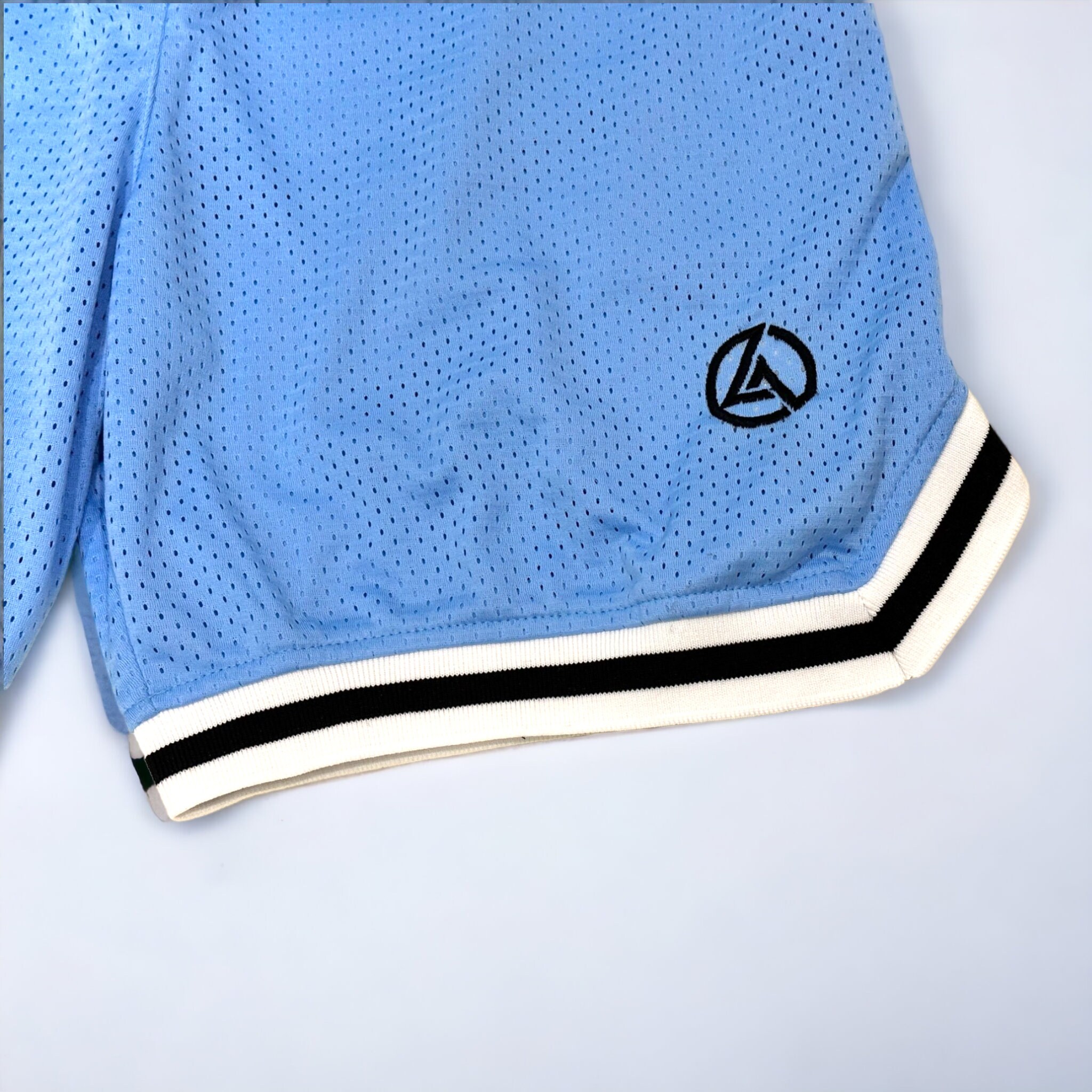 Green Mesh Basketball Shorts, 5 Inch Inseam Shorts With Pockets ...