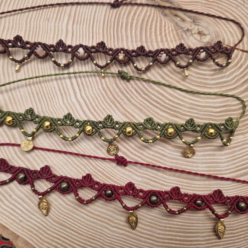 Macrame Anklet - Etsy