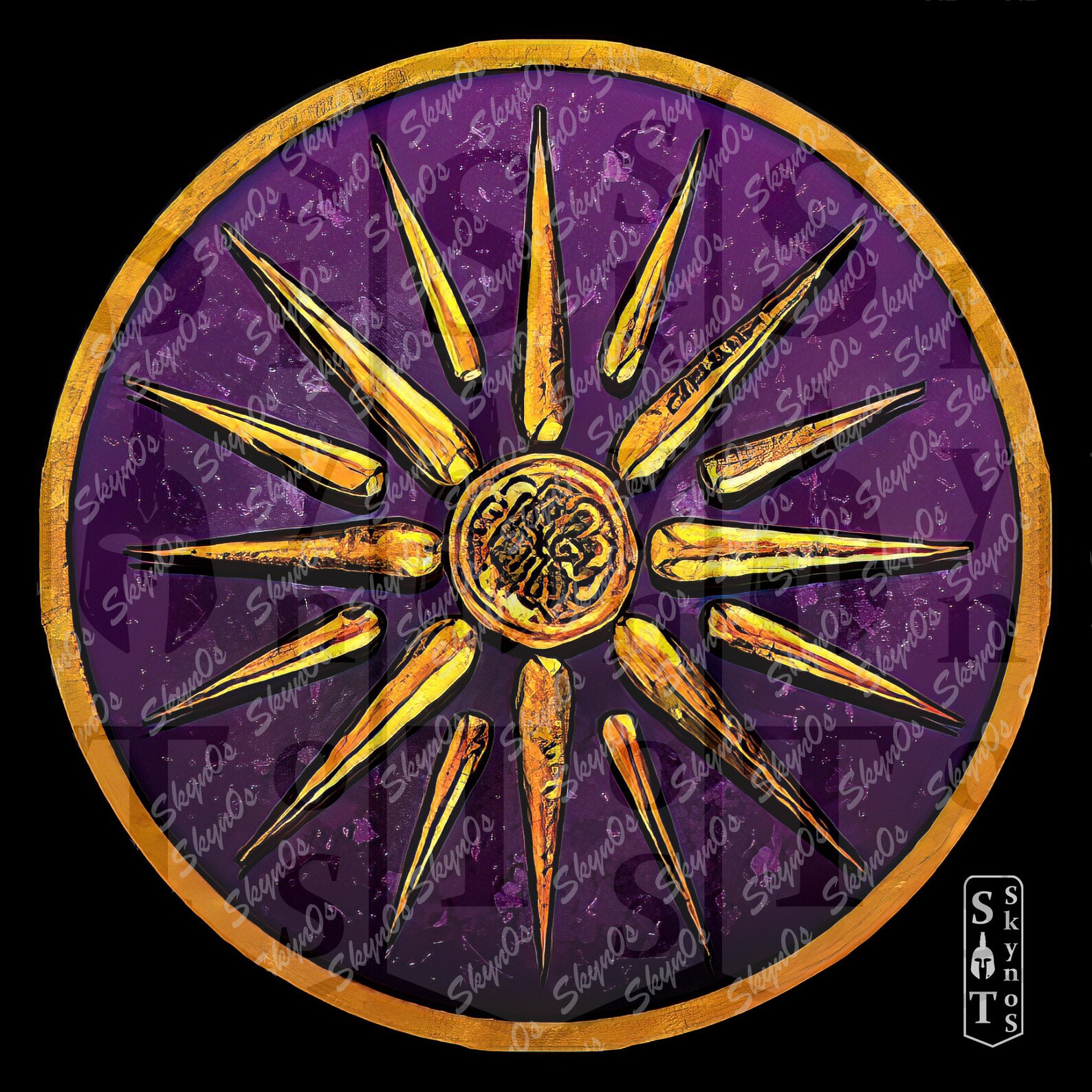 MACEDON - Ancient Faction Emblem & Symbol - Digital Printable Logo - Etsy