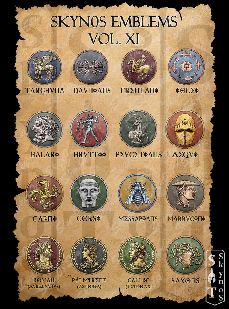 PERSIA - Ancient Faction Emblem & Symbol - Digital Printable Logo - Etsy