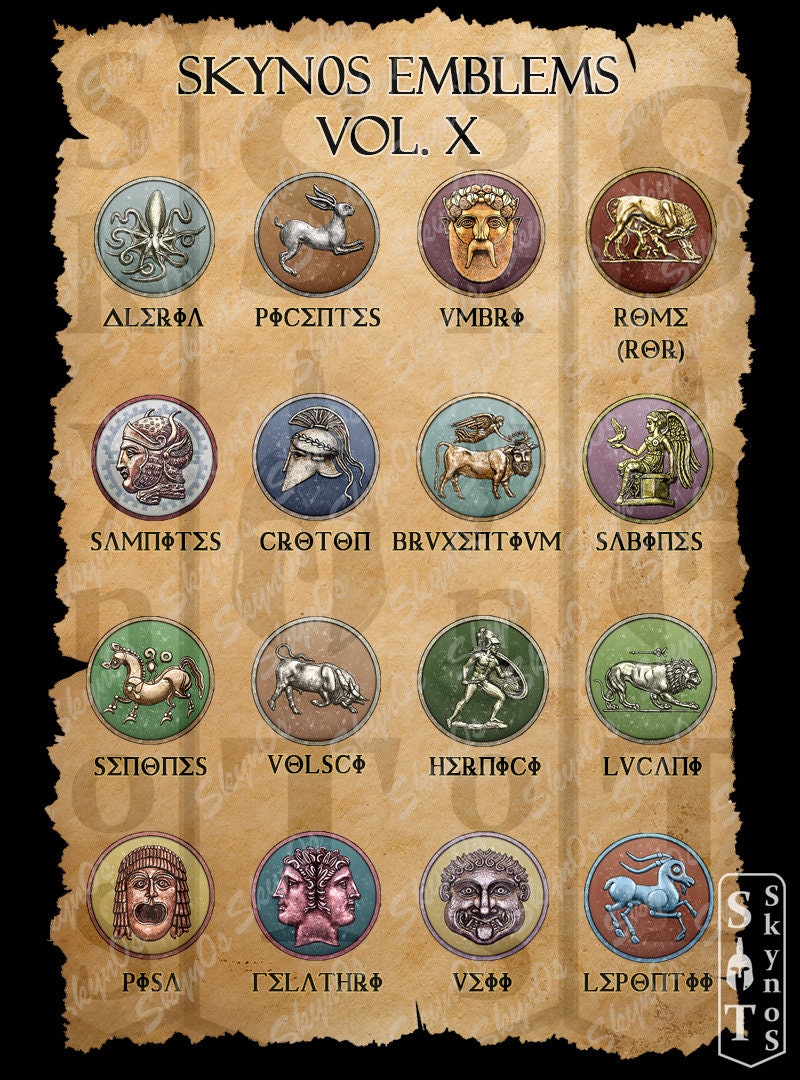 ARIA Ancient Faction Emblem & Symbol Digital Printable - Etsy