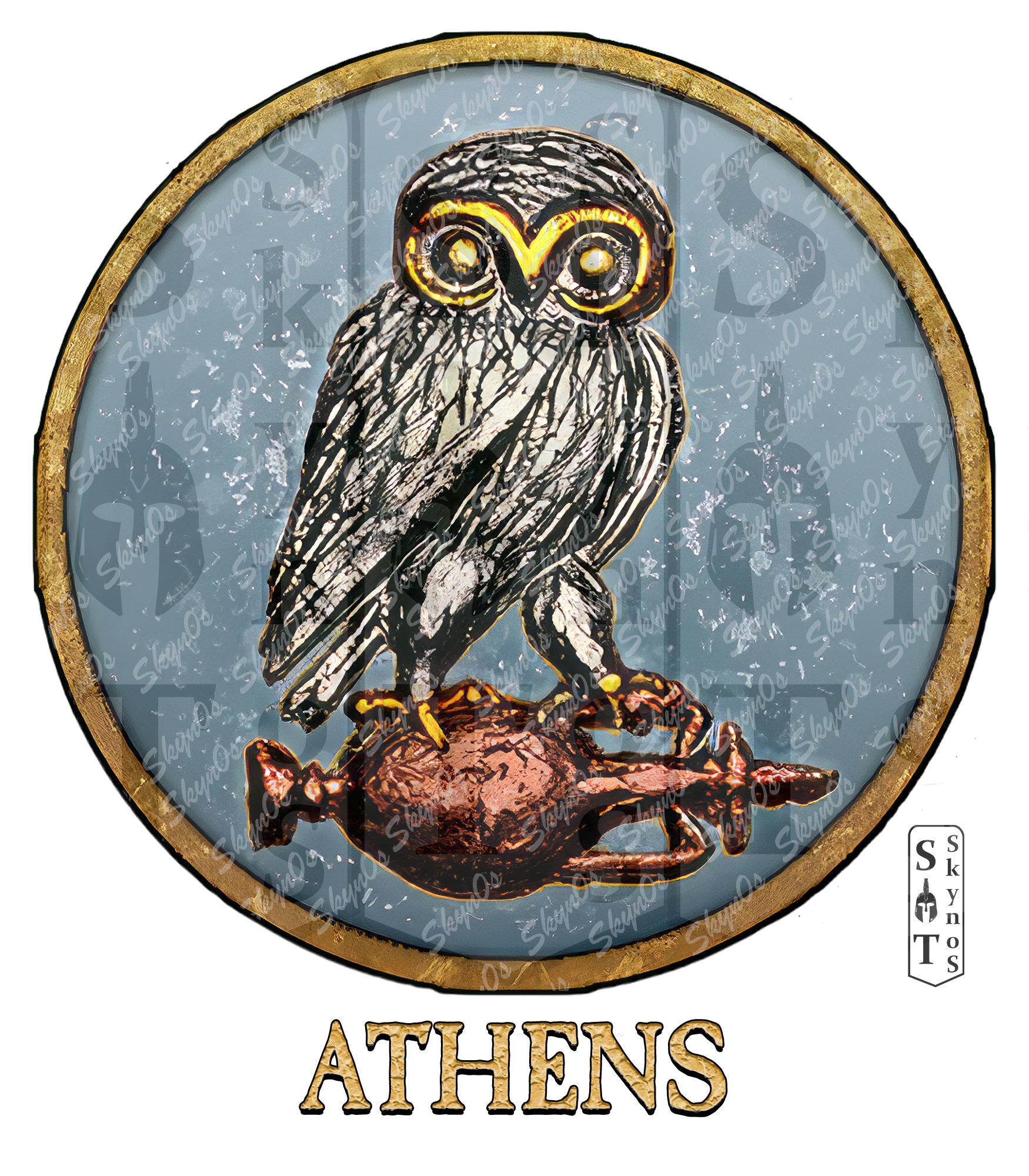ATHENS - Ancient Faction Emblem & Symbol - Digital Printable Logo - Etsy